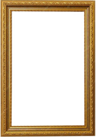 Vintage Gold Frame A4 Template | PosterMyWall