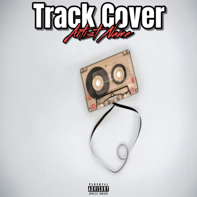 White Vintage Mixtape Cover Album Cover Templat | PosterMyWall