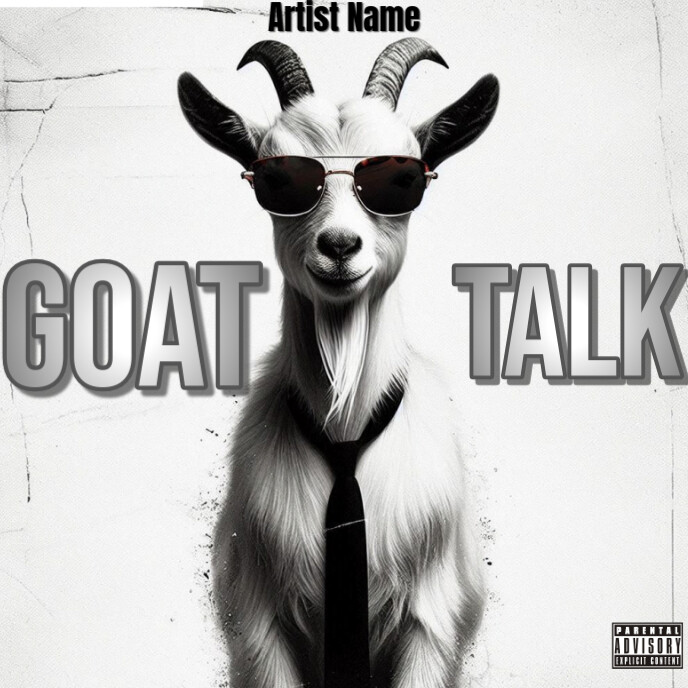Copy of White Vintage Professional Goat Rap Music Cover Mixtape Cover ...