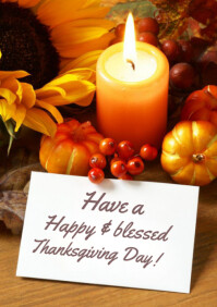 Thanks Giving card Template | PosterMyWall