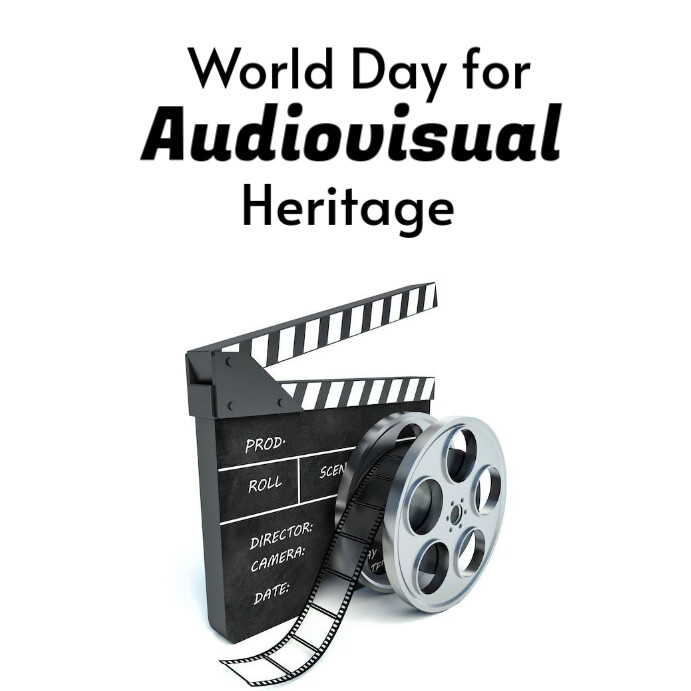 Plantilla de White Vintage World Day For Audiovisual Heritage Template ...