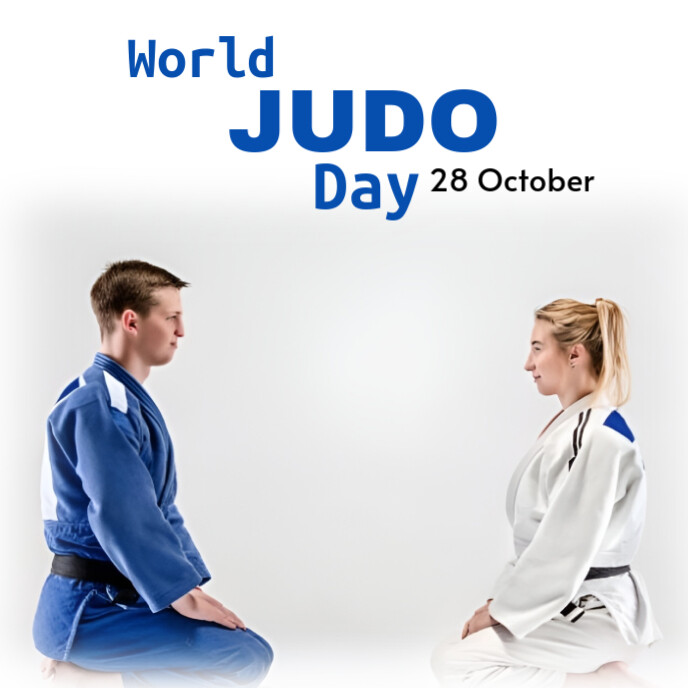 Copy of White Vintage World Judo Day Template Album Cover | PosterMyWall