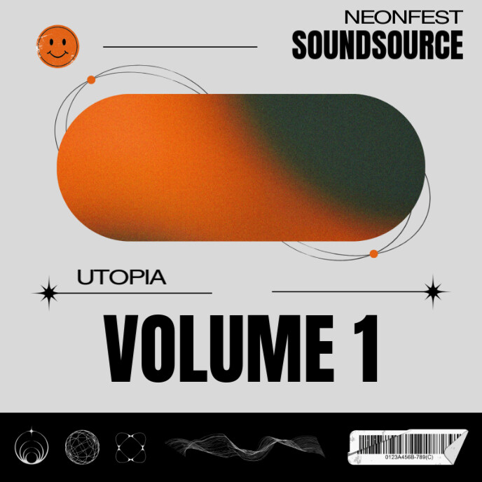 White Volume Album Cover Templat | PosterMyWall