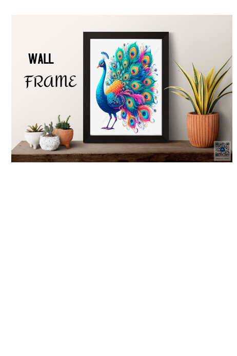 White Wall Frame Poster Templat | PosterMyWall