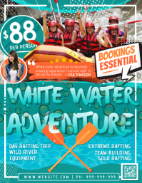 White Water Adventure Poster Template | PosterMyWall