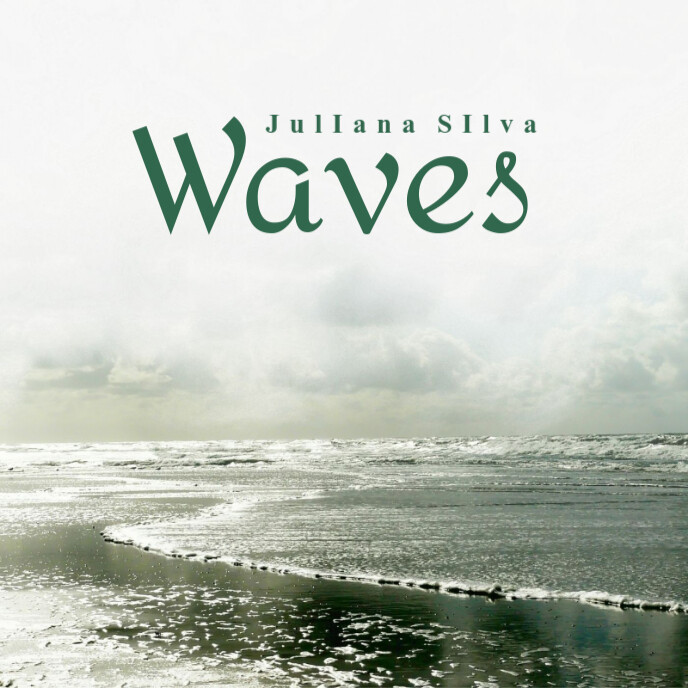 White Waves Album Cover Template | PosterMyWall