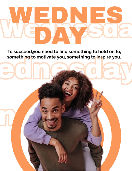 White Wednesday Flyer (us Letter) Template | PosterMyWall