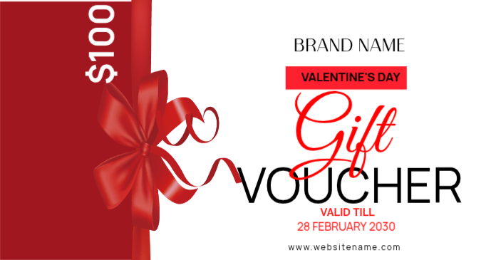 White White Professional Gift Voucher Facebook Shared Image Facebook ...