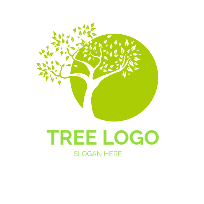 White White Tree Logo Logo Template | PosterMyWall