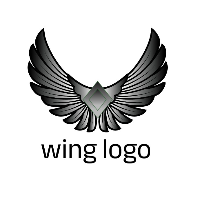 White Wing-company-business Logo Template | PosterMyWall
