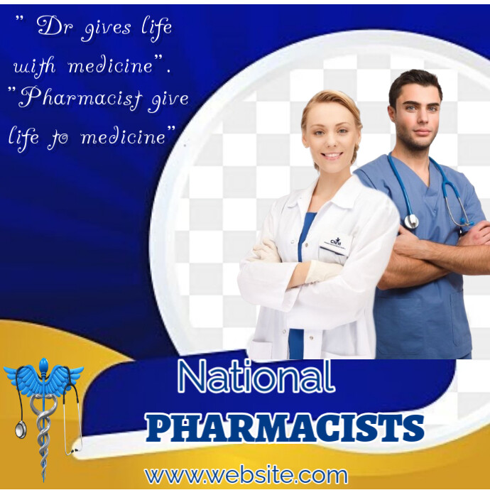 Copy of White World Pharmacist Day Poster Logo | PosterMyWall
