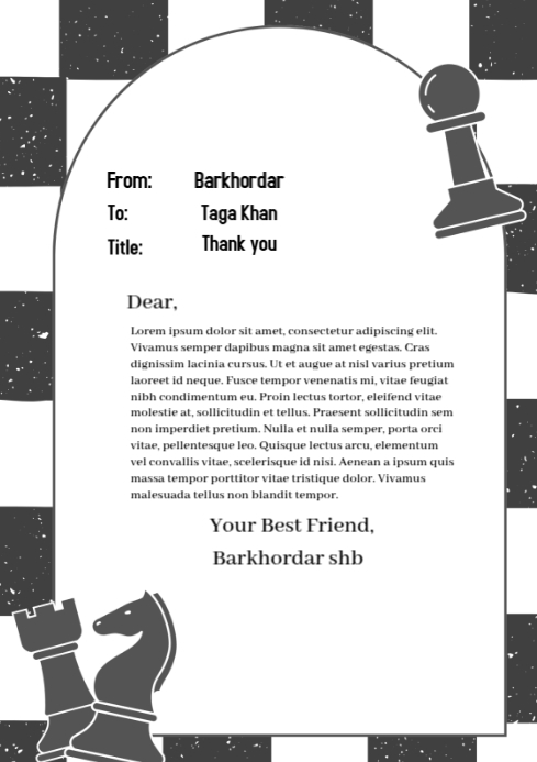 White Writing Pages Background A4 Template | PosterMyWall