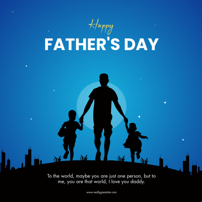 White Yellow Blue Black Minimalist Happy Fath Template | PosterMyWall