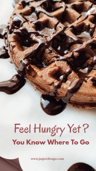 White Yummy Yummy Delicious Instagram Reel Template | PosterMyWall