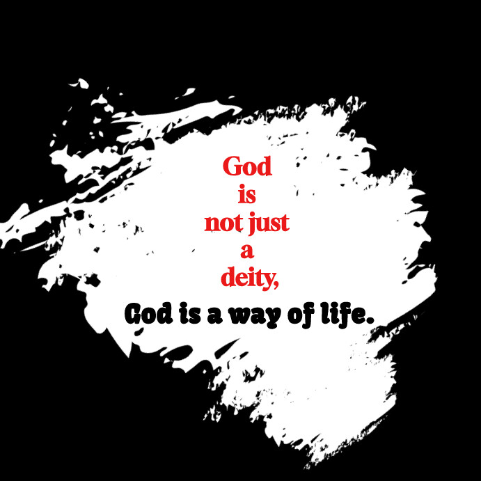 Who is God Template | PosterMyWall