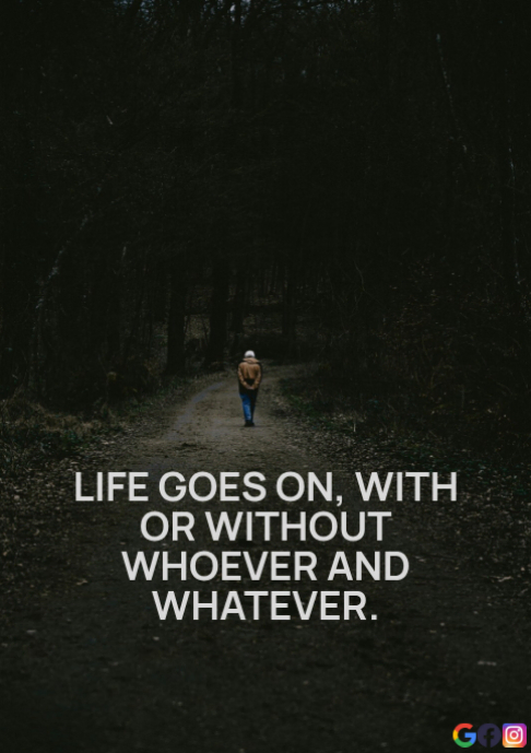 WHOEVER AND WHATEVER QUOTE TEMPLATE | PosterMyWall