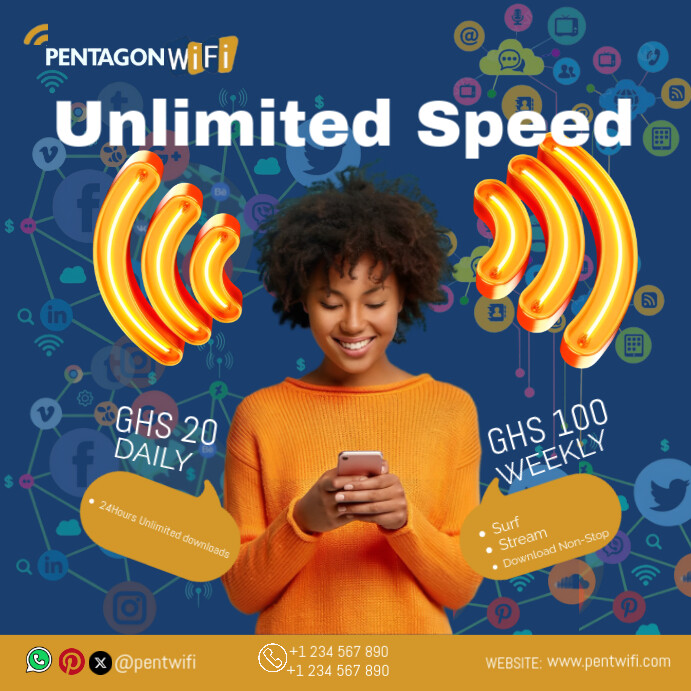 Copy of Wi-fi design | PosterMyWall