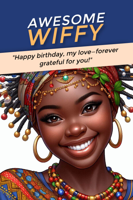 Wiffy Template | PosterMyWall