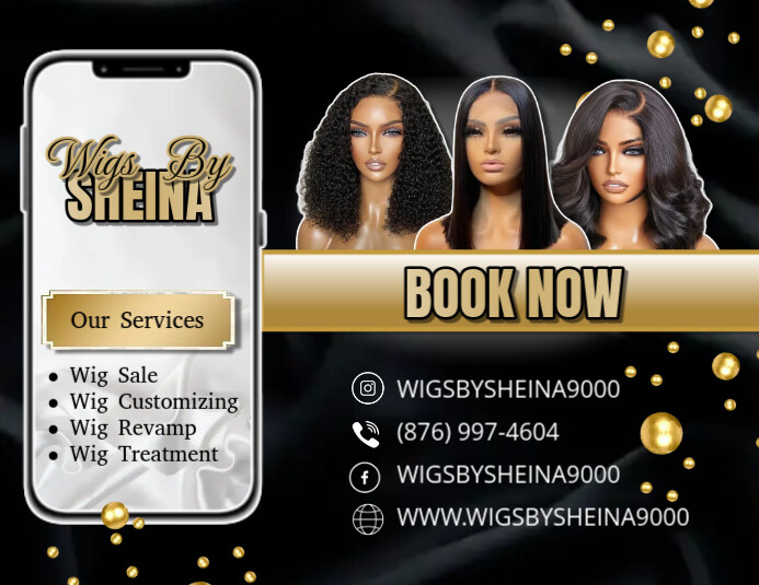 Wig flyer Template | PosterMyWall