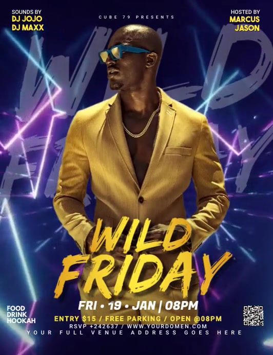 Wild Friday Template | PosterMyWall
