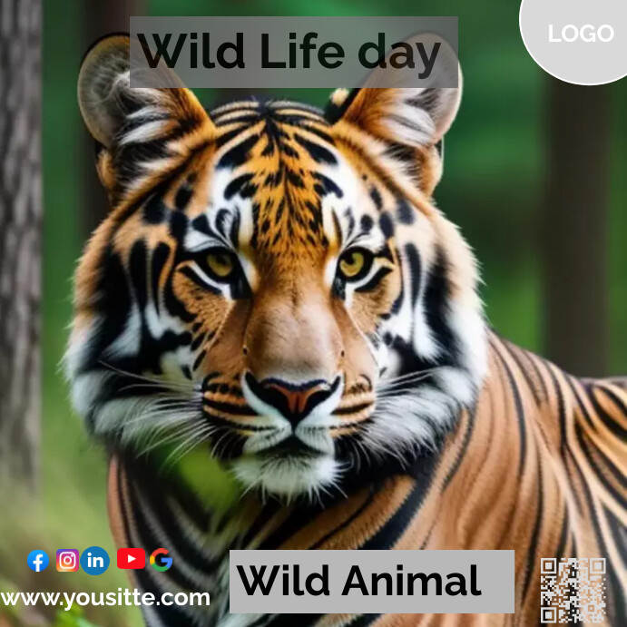 Wild Life day Template | PosterMyWall