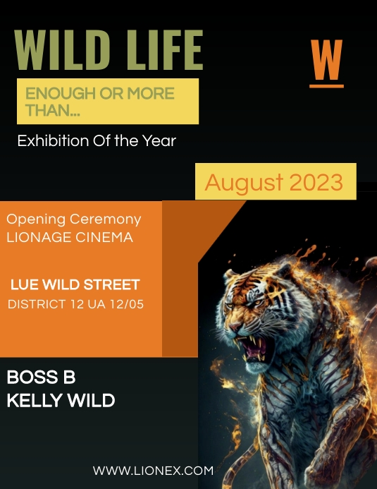 Plantilla de WILD LIFE FLYER DESIGN | PosterMyWall