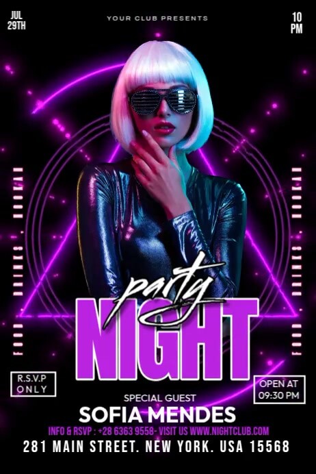 Wild Night Party Template | PosterMyWall