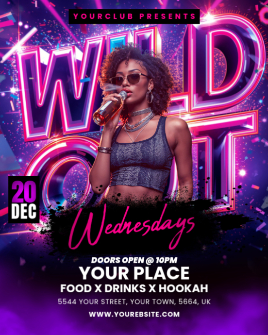 Copy of Wild Out Wednesdays | PosterMyWall