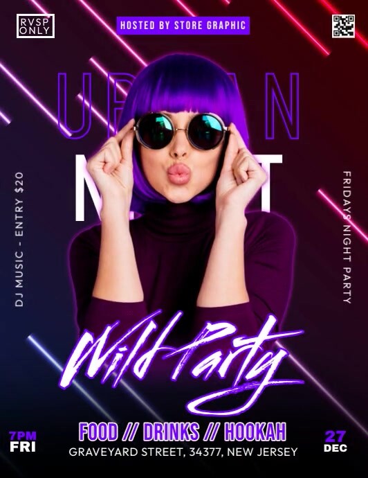 Wild Party Video Ads Template | PosterMyWall