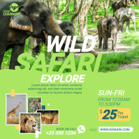 Wild Safari Template | PosterMyWall