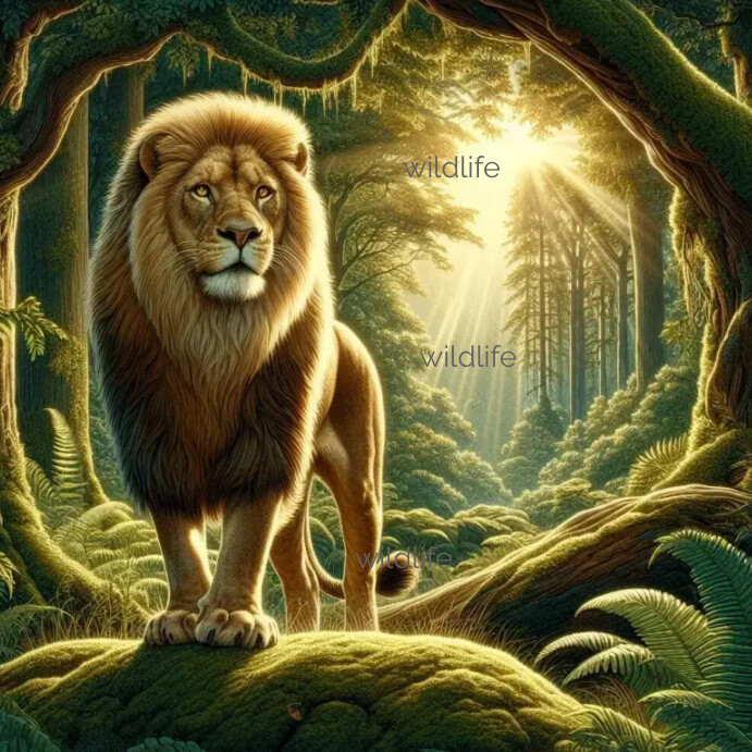 Wildlife Animal artwork Template | PosterMyWall