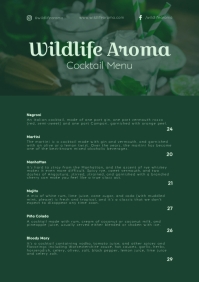 Cocktail Menu A4 Template | PosterMyWall