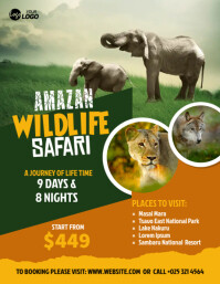 Wild Safari Flyer Template | PosterMyWall
