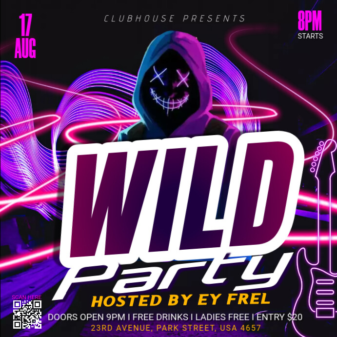 Wild Party Band Logo
