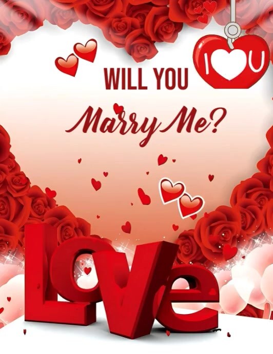 Will you marry me? Template | PosterMyWall