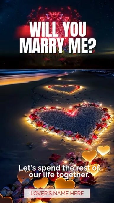 Will you marry me Template | PosterMyWall
