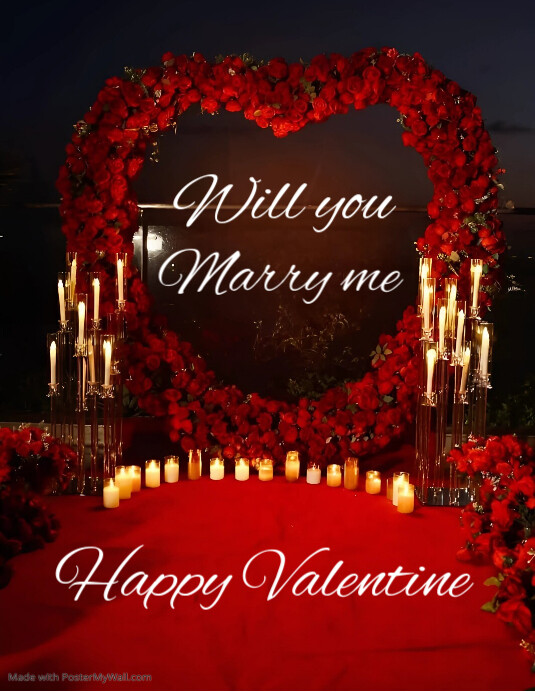Will you marry me Template | PosterMyWall