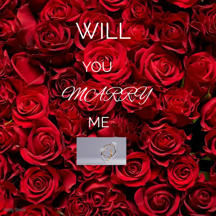 Will you marry me Template | PosterMyWall