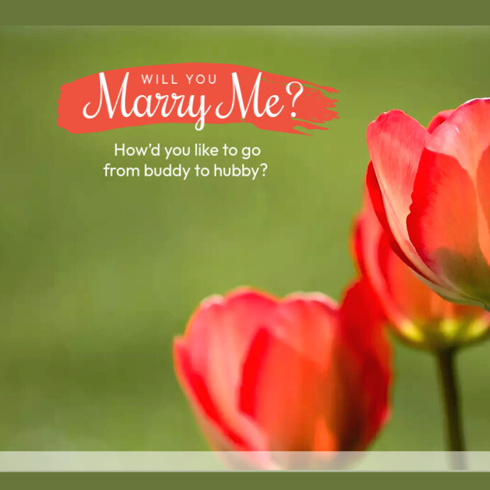 Will You Marry Me Template | PosterMyWall