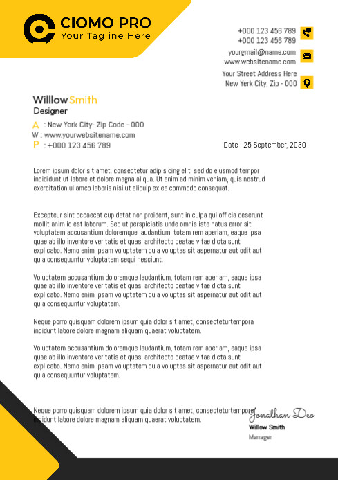 Willow Smith Resume Template | PosterMyWall