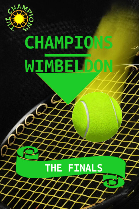wimbeldon flyer,event flyer Template | PosterMyWall
