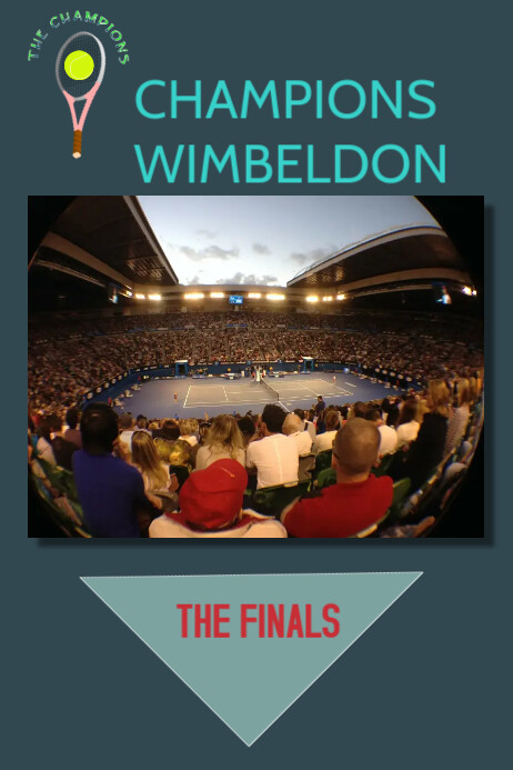 wimbeldon flyer,event flyer Template | PosterMyWall