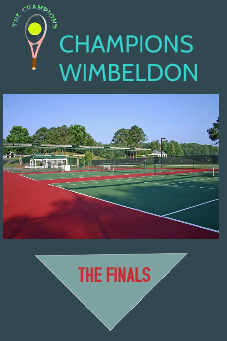 wimbeldon flyer,event flyer Template | PosterMyWall