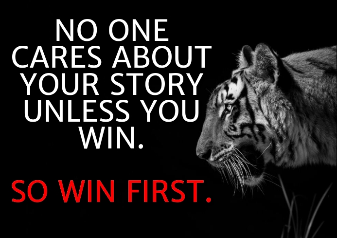 Copy of WIN FIRST QUOTE TEMPLATE | PosterMyWall