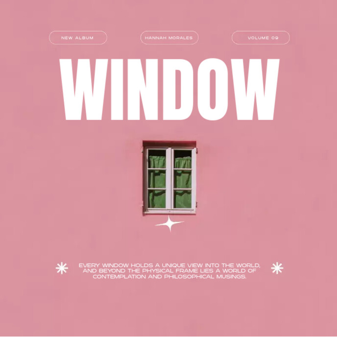 Plantilla de WINDOW Album Cover | PosterMyWall