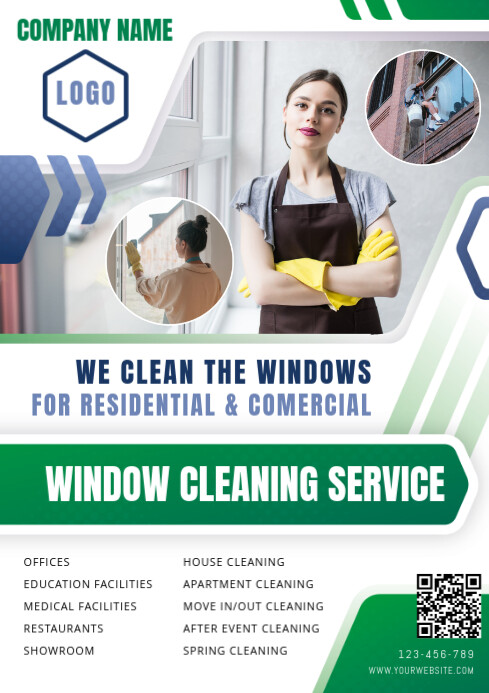 Plantilla de window cleaning | PosterMyWall