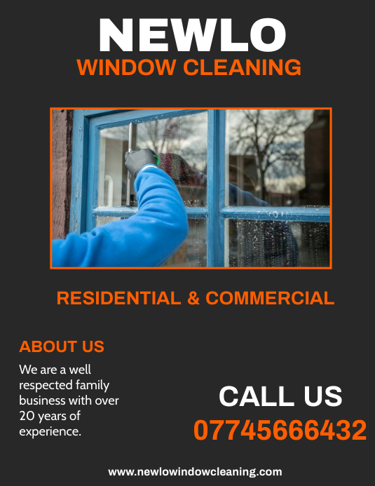 Window Cleaning Flyers Templates