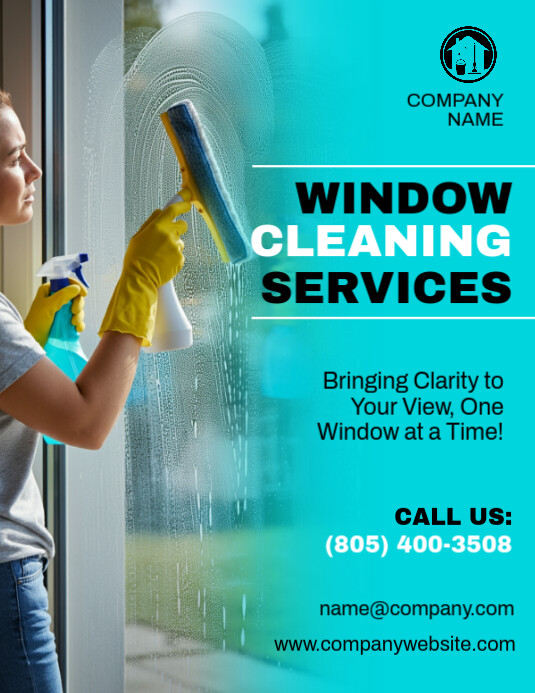 Copy of Window Cleaning Services Flyer | PosterMyWall