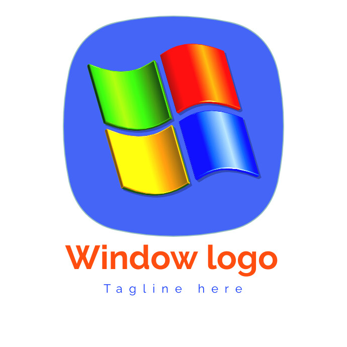 Plantilla de Window logo | PosterMyWall