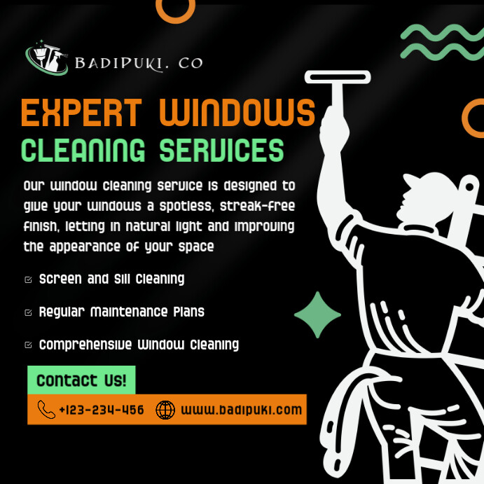 Windows Cleaning Services Design Templates | PosterMyWall